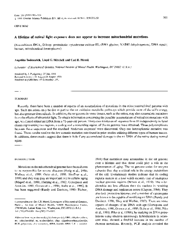 (PDF) A lifetime of retinal light exposure does not appear to increase ...