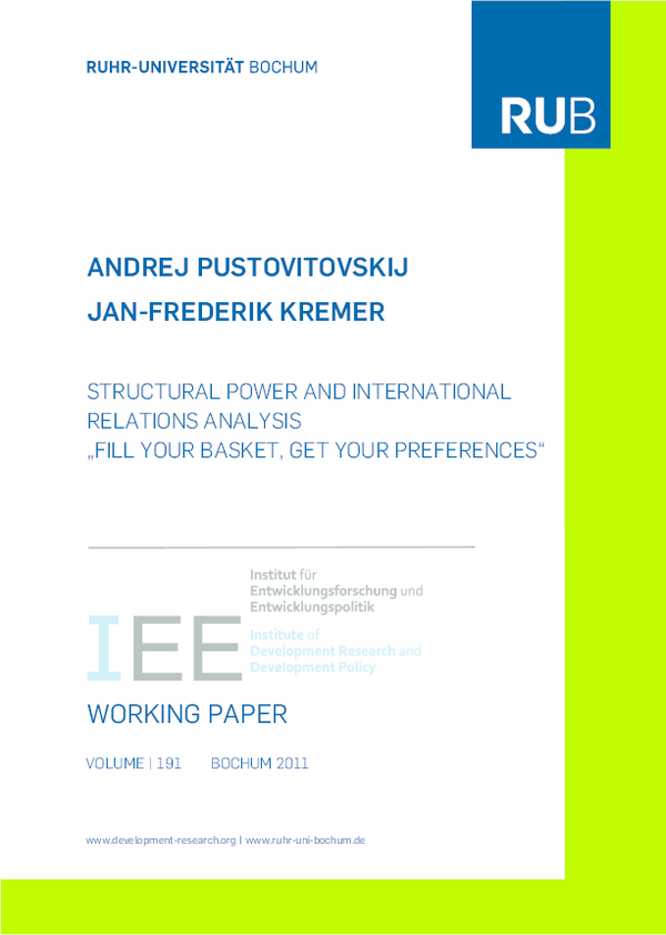 (PDF) Structural power and international relations analysis fill your ...