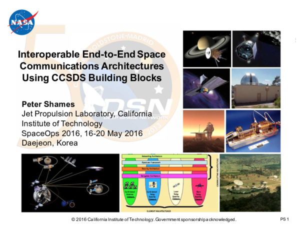 (PDF) Interoperable End-to-End Space Communications Architectures Using ...