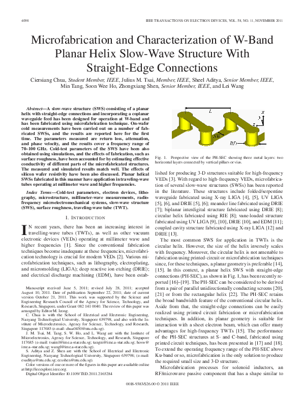 (PDF) Helical slow wave structure for space TWTs- a design approach ...