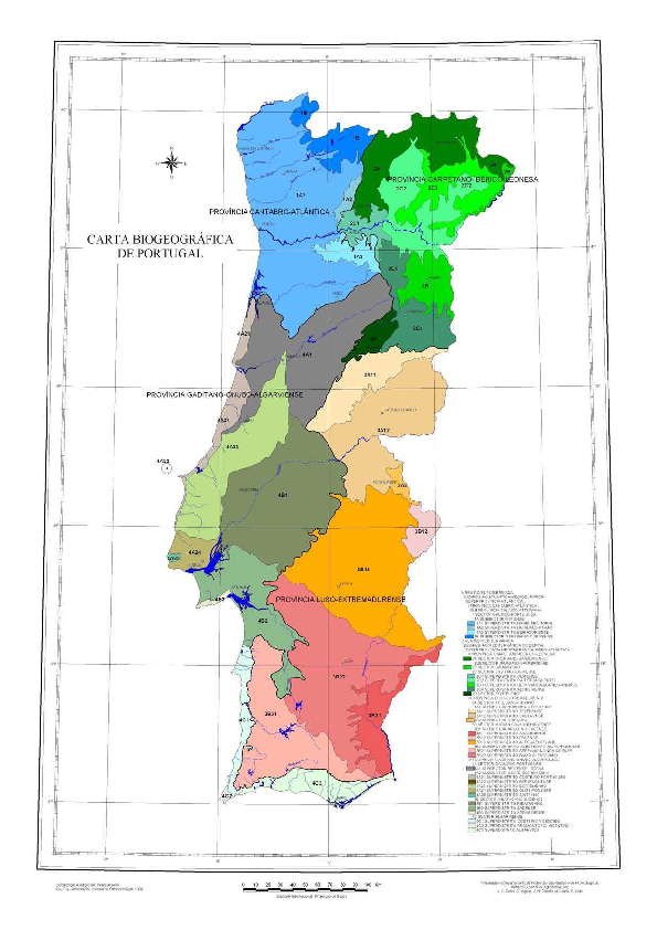 (PDF) Biogeographic Map of Portugal