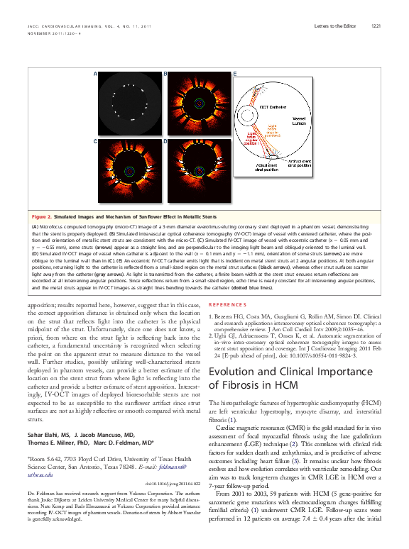 (PDF) Evolution and Clinical Importance of Fibrosis in HCM