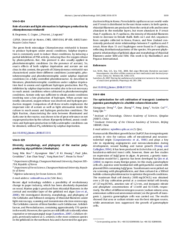 (PDF) Diversity, morphology, and phylogeny of the marine pulp-producing ...