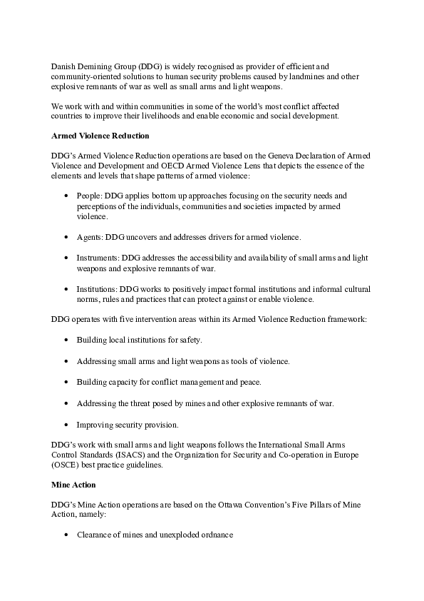 (DOC) Danish Demining Group