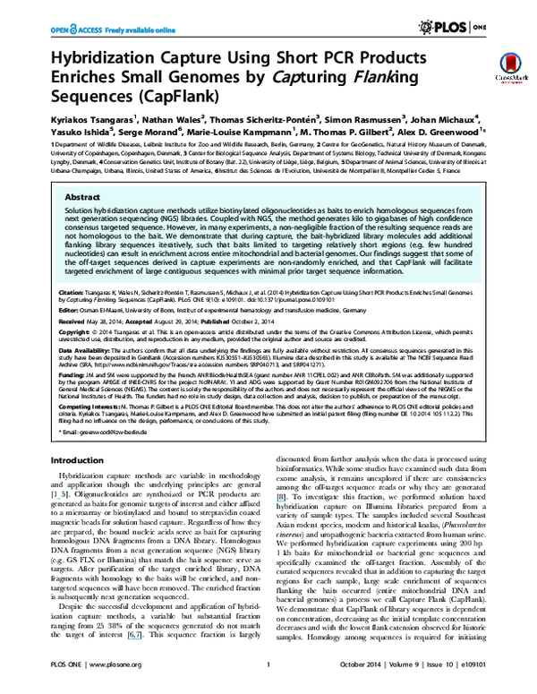(PDF) CapFlank: Enriching Small Genomes via Capture