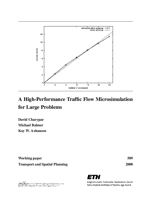 (PDF) A high-performance traffic flow microsimulation for large problems