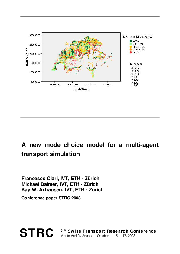 (PDF) A new mode choice model for a multi-agent transport simulation