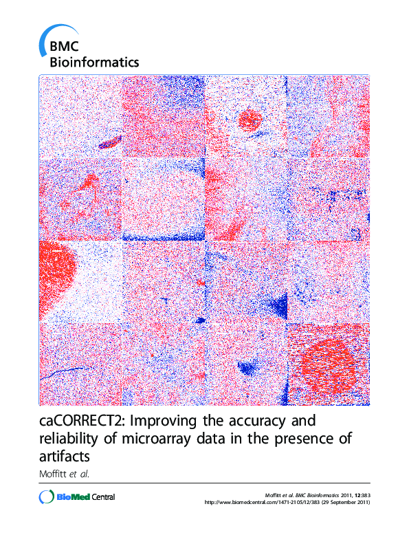 Pdf Cacorrect2 Improving The Accuracy And Reliability Of Microarray Data In The Presence Of