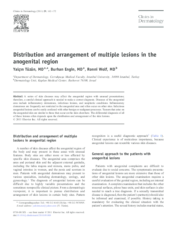 (PDF) Distribution and arrangement of multiple lesions in the ...