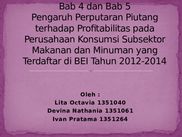 (PPT) Bab 4 dan Bab 5 ppt