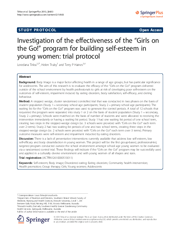 (PDF) Investigation of the effectiveness of the “Girls on the Go ...