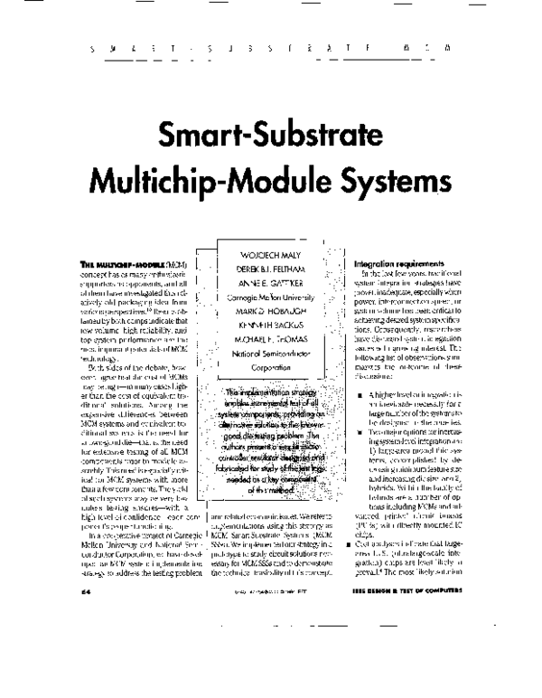 (PDF) 1-Multi-Chip Module Smart Substrate Systems | Michael Thomas ...