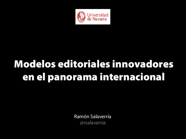 (PDF) Modelos editoriales innovadores en el panorama internacional