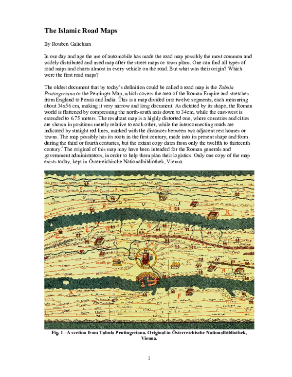 (PDF) The Islamic Road Maps