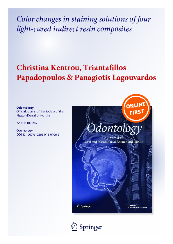 Pdf Clinical Performance Of A Diode Laser Fluorescence Device For The Detection Of Occlusal