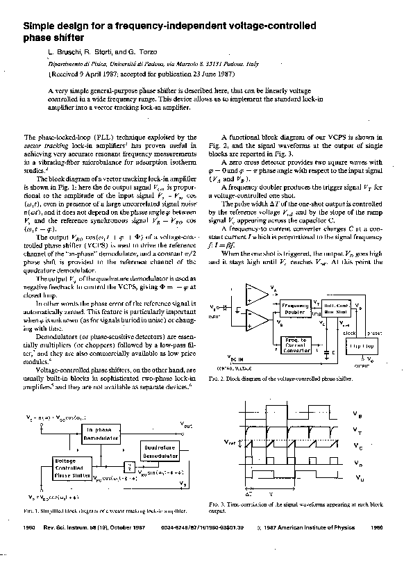 (PDF) Voltage-Controlled Phase Shifter Design