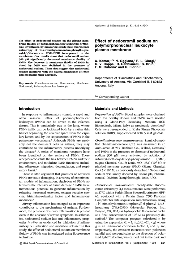 (PDF) Effect of Nedocromil Sodium on Polymorphonuclear Leukocyte Plasma ...
