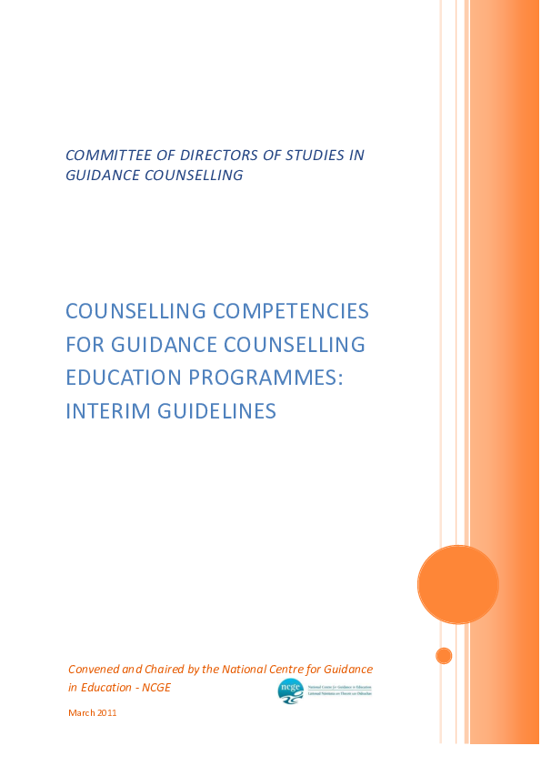 (PDF) Convened and Chaired by the National Centre for Guidance in ...