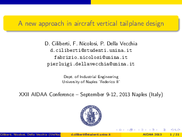 (PDF) A new approach in aircraft vertical tailplane design