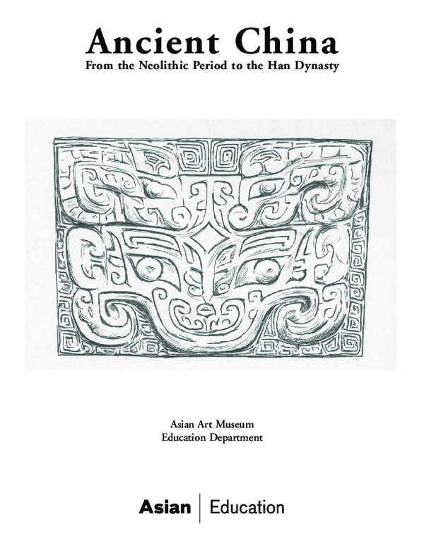 (PDF) Ancient China From the Neolithic Period to the Han Dynasty Asian ...