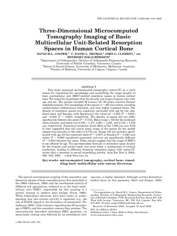 (PDF) Three-dimensional microcomputed tomography imaging of basic ...
