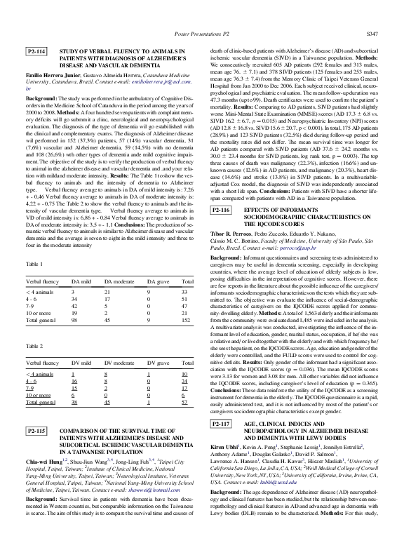 (PDF) Effects of informants sociodemographic characteristics on the ...
