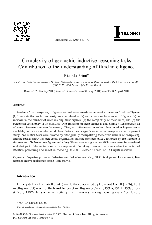 (PDF) Complexity of geometric inductive reasoning tasks