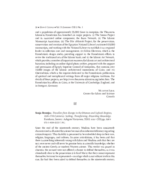 (PDF) Travellers from Europe in the Ottoman and Safavid Empires, 16th ...