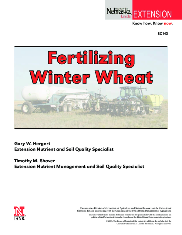 (PDF) Fertilizing Winter Wheat