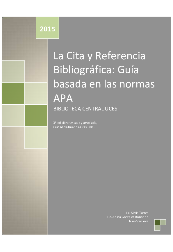 (PDF) Citas bibliograficas APA