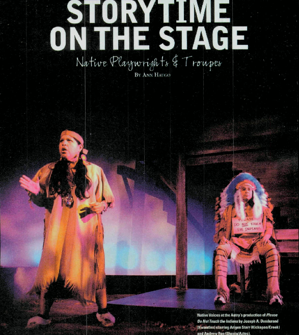 (PDF) Storytime on the Stage: Native Playwrights and Troupes