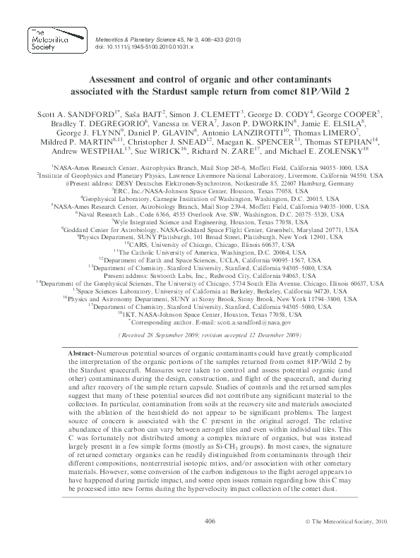 (PDF) Assessment and control of organic and other contaminants ...