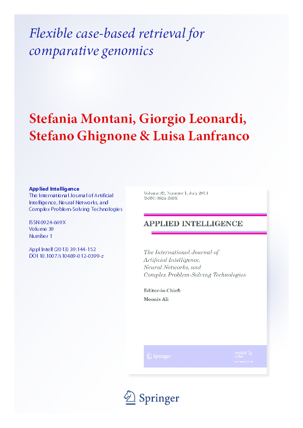 (PDF) Flexible case-based retrieval for comparative genomics