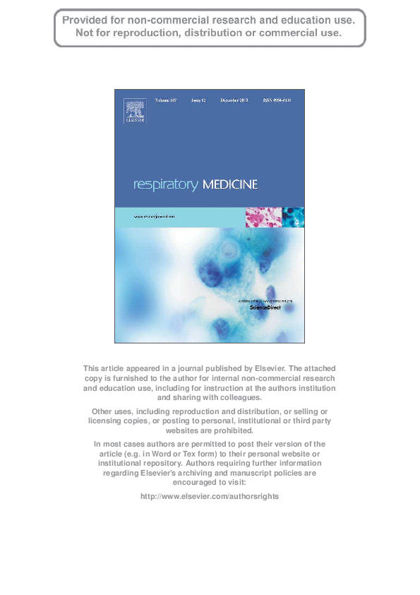 Pdf The Recent Multi Ethnic Global Lung Initiative 2012 Gli2012 Reference Values Dont