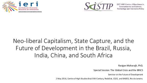 (PDF) Neo-liberal Capitalism, State Capture, and the Future of ...