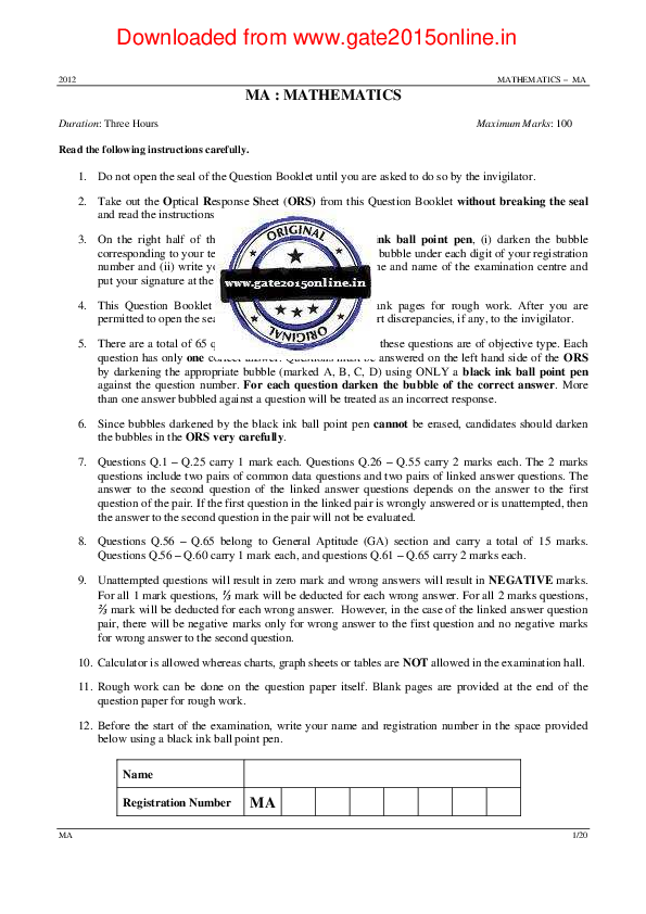 (PDF) MA : MATHEMATICS | MEGANATHAN meganathan - Academia.edu