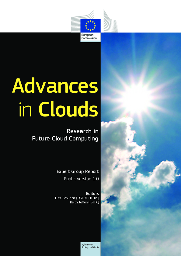 (PDF) Advances in Clouds: Research in Future Cloud Computing