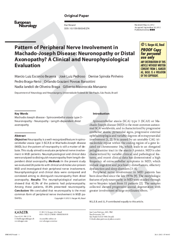 (PDF) Acute sensory neuronopathy: Report of a child with remarkable ...