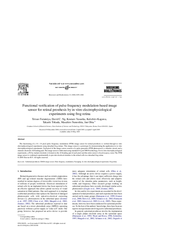 Functional verification of pulse frequency modulation-based image ...