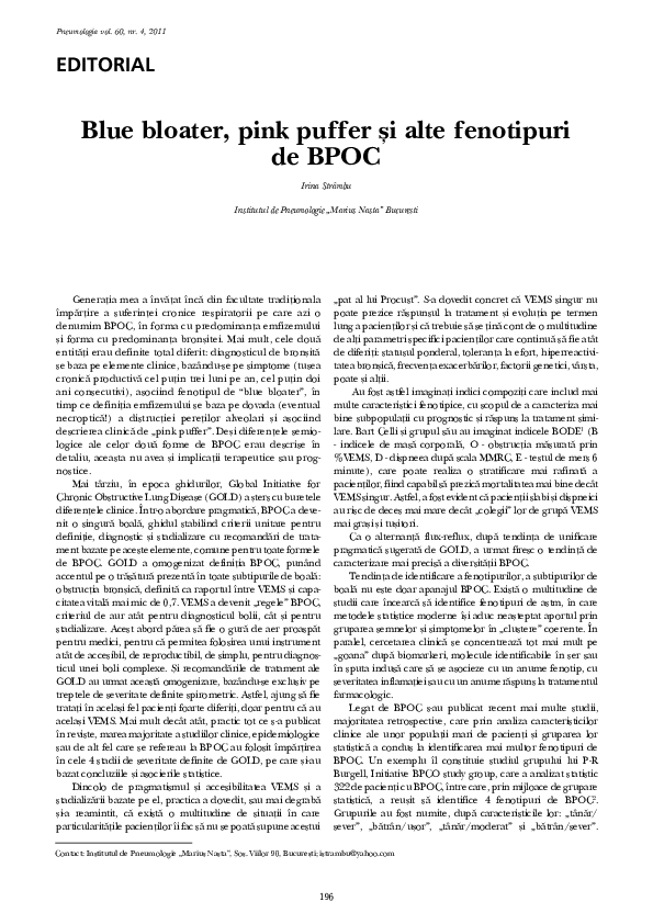 (PDF) [Blue bloater, pink puffer and other phenotypes of COPD]