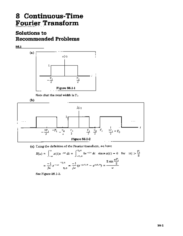 (PDF) 8 Continuous-Time Fourier Transform