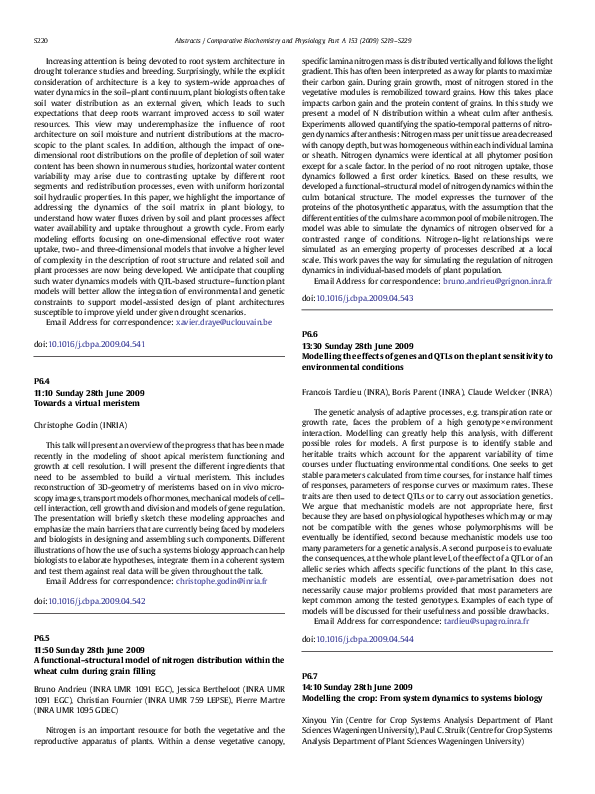 (PDF) a functional-structural model of nitrogen distribution within the ...