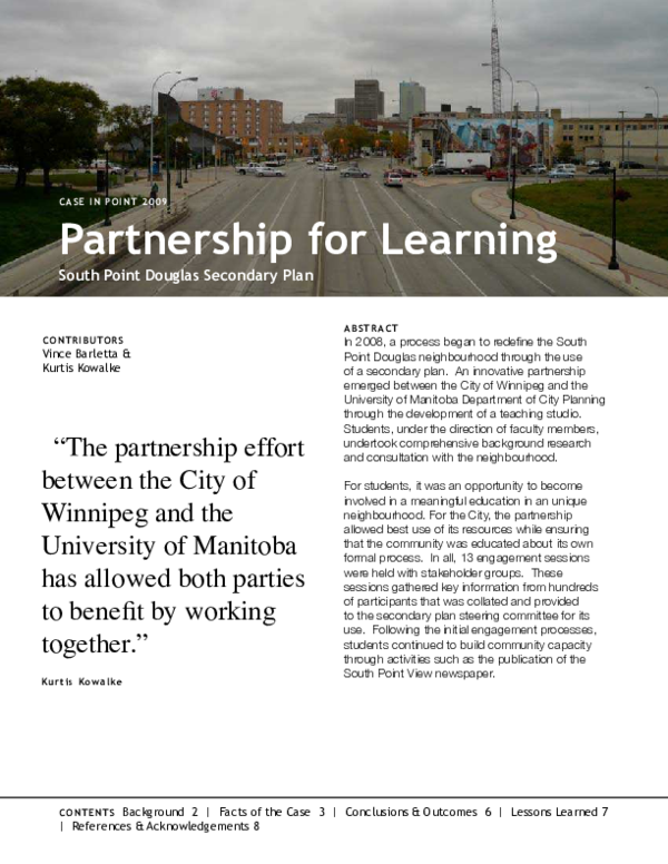(PDF) Partnership for learning
