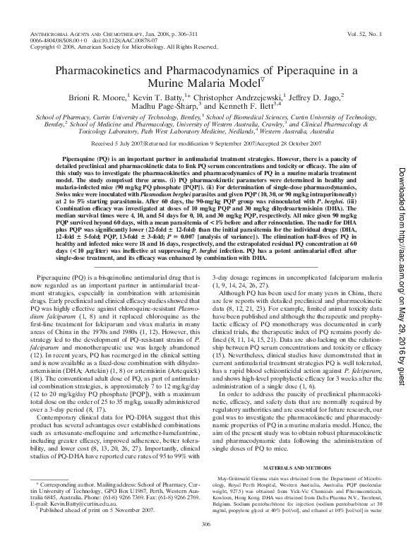 (PDF) Pharmacokinetics, Pharmacodynamics, and Allometric Scaling of ...