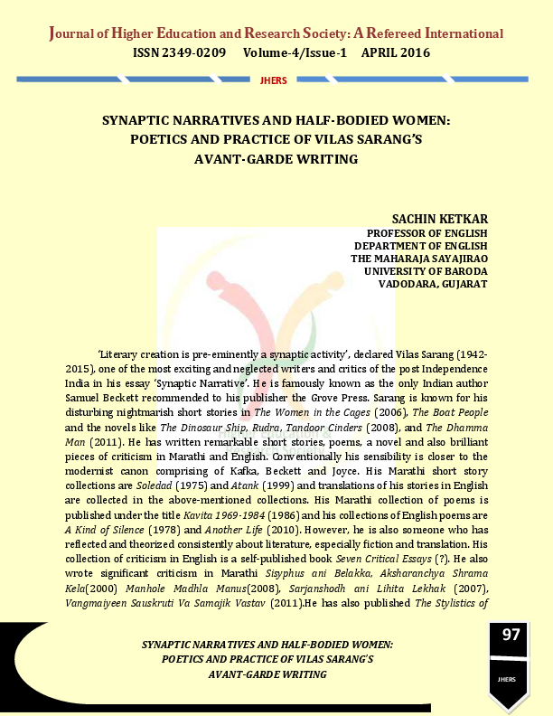 (PDF) SYNAPTIC NARRATIVES AND HALF-BODIED WOMEN: POETICS AND PRACTICE ...