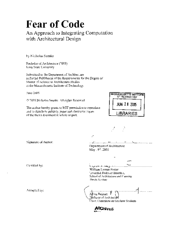 (PDF) Fear of code : an approach to integrating computation with ...