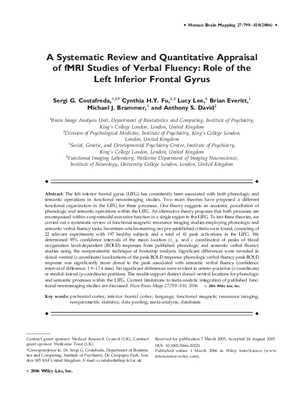 PDF A Systematic Review And Quantitative Appraisal Of FMRI Studies Of Verbal Fluency Role Of pdf-a-systematic-review-and-quantitative-appraisal-of-fmri-studies-of-verbal-fluency-role-of