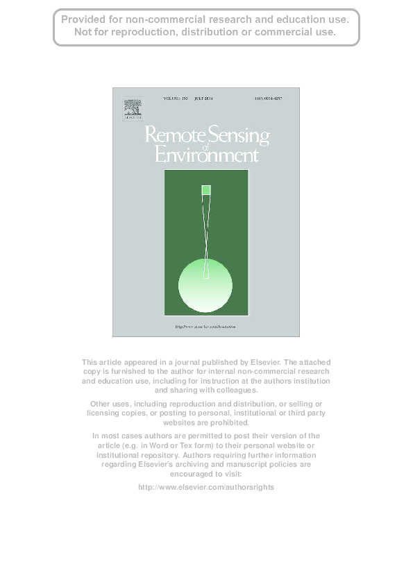 (PDF) Multi-temporal mapping of seagrass cover, species and biomass: A semi-automated object ...