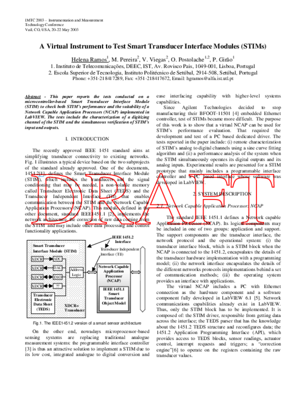 (PDF) A Virtual Instrument to Test Smart Transducer Interface Modules ...