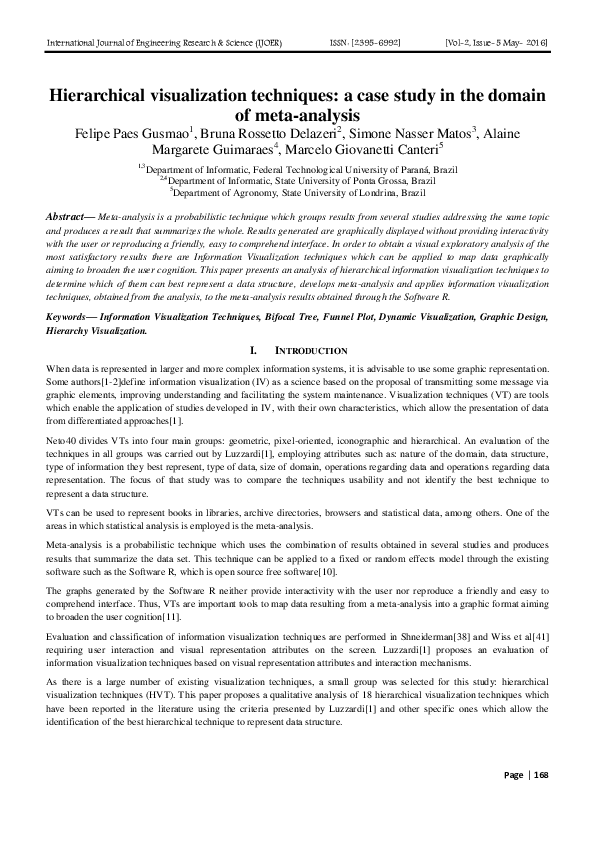 (PDF) Hierarchical visualization techniques: a case study in the domain ...